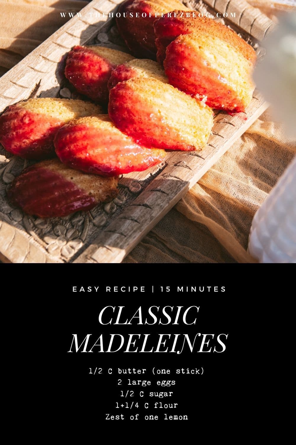 A Classic Madeleine Recipe | The House Magazine